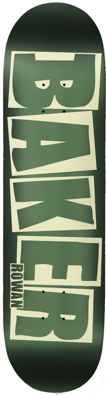 Skate deska Baker Brand Logo Green Foil Rowan | Boardmania.cz