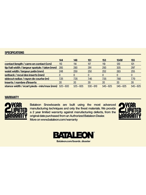 Snowboard Bataleon Disaster 14/15 | Boardmania.cz