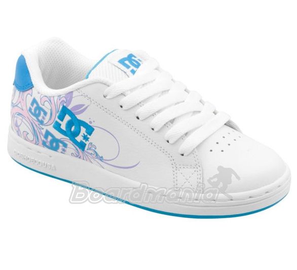Dětské boty DC Pixie Scroll white/turquoise | Boardmania.cz