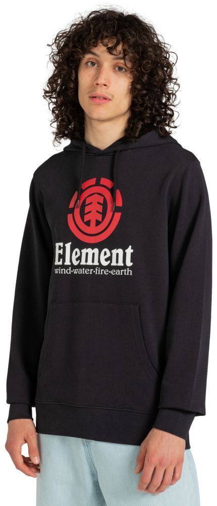 Mikina Element Vertical Hood flint black | Boardmania.cz