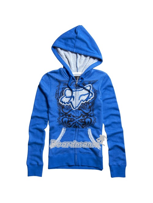 Dámská mikina Fox Contrast Clean blue | Boardmania.cz