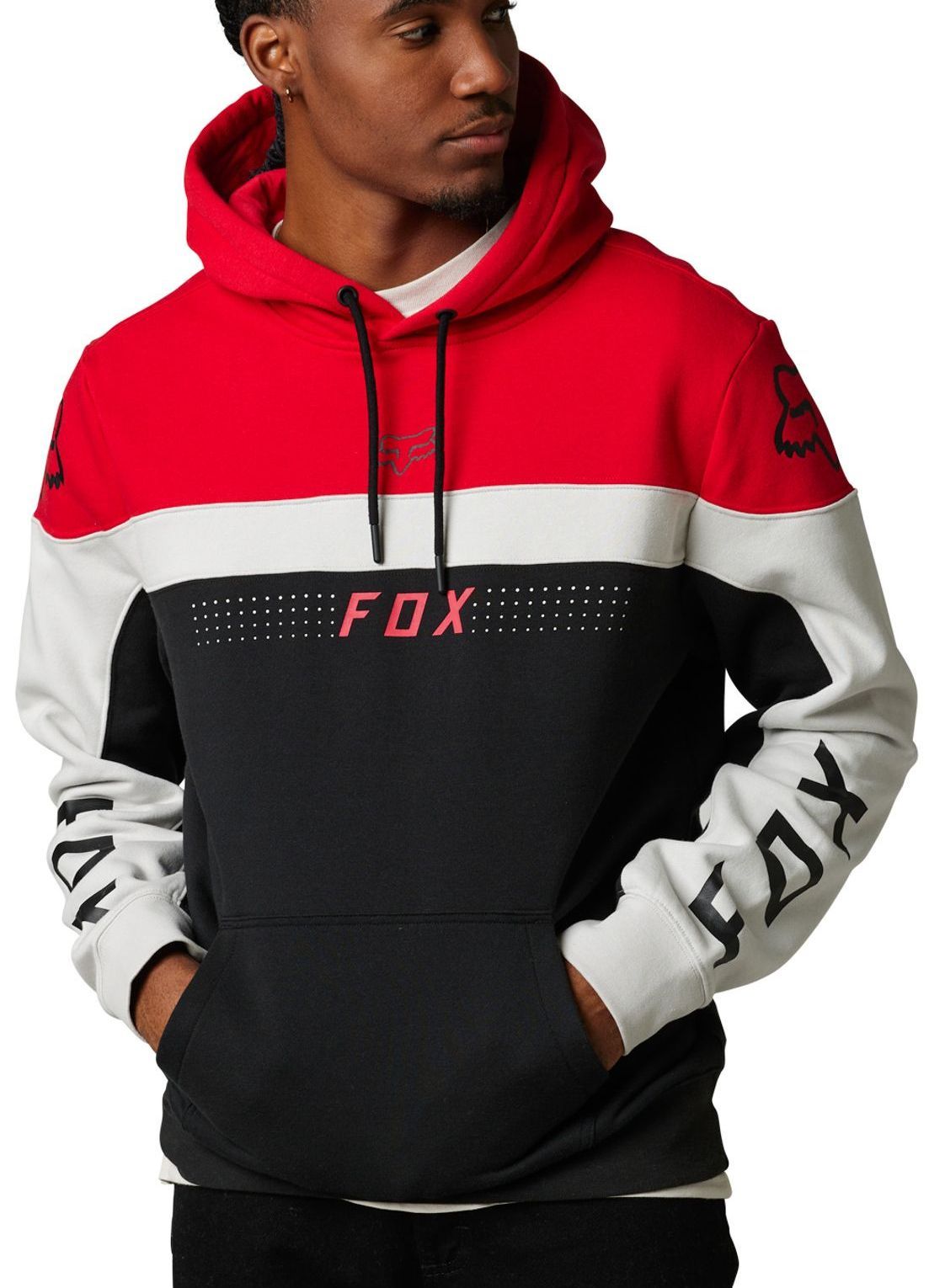 Mikina Fox Efekt Flame Red | Boardmania.cz