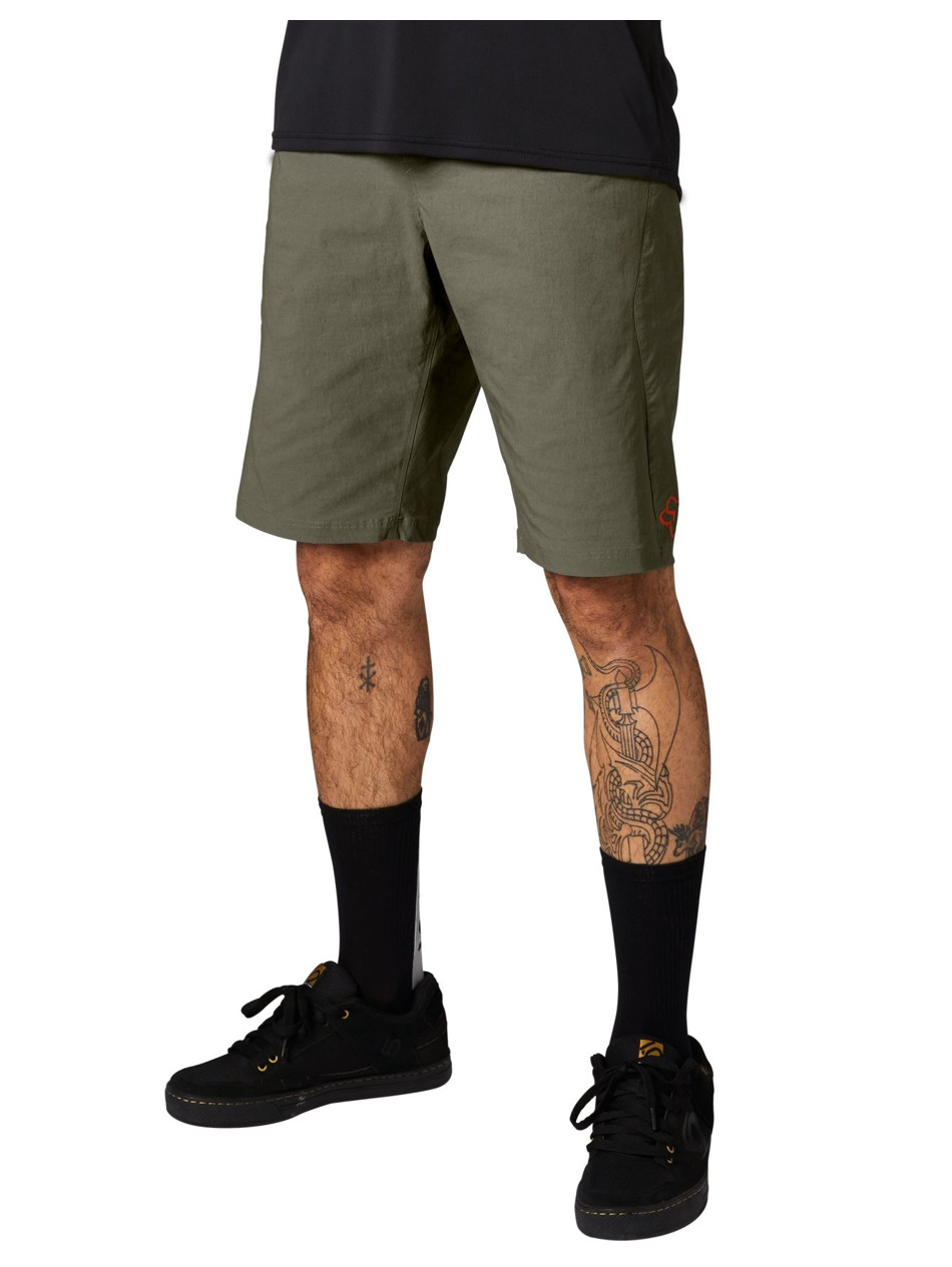 Cyklistické kraťasy Fox Ranger Lite Shorts Olive Green | Boardmania.cz