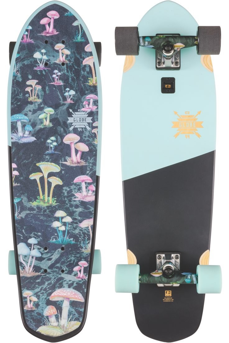 Cruiser Globe Big Blazer black/ sky/ shrooms 32" | Boardmania.cz