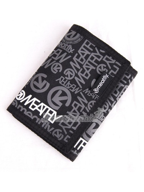 Peněženka MeatFly Logo black/grey/white | Boardmania.cz