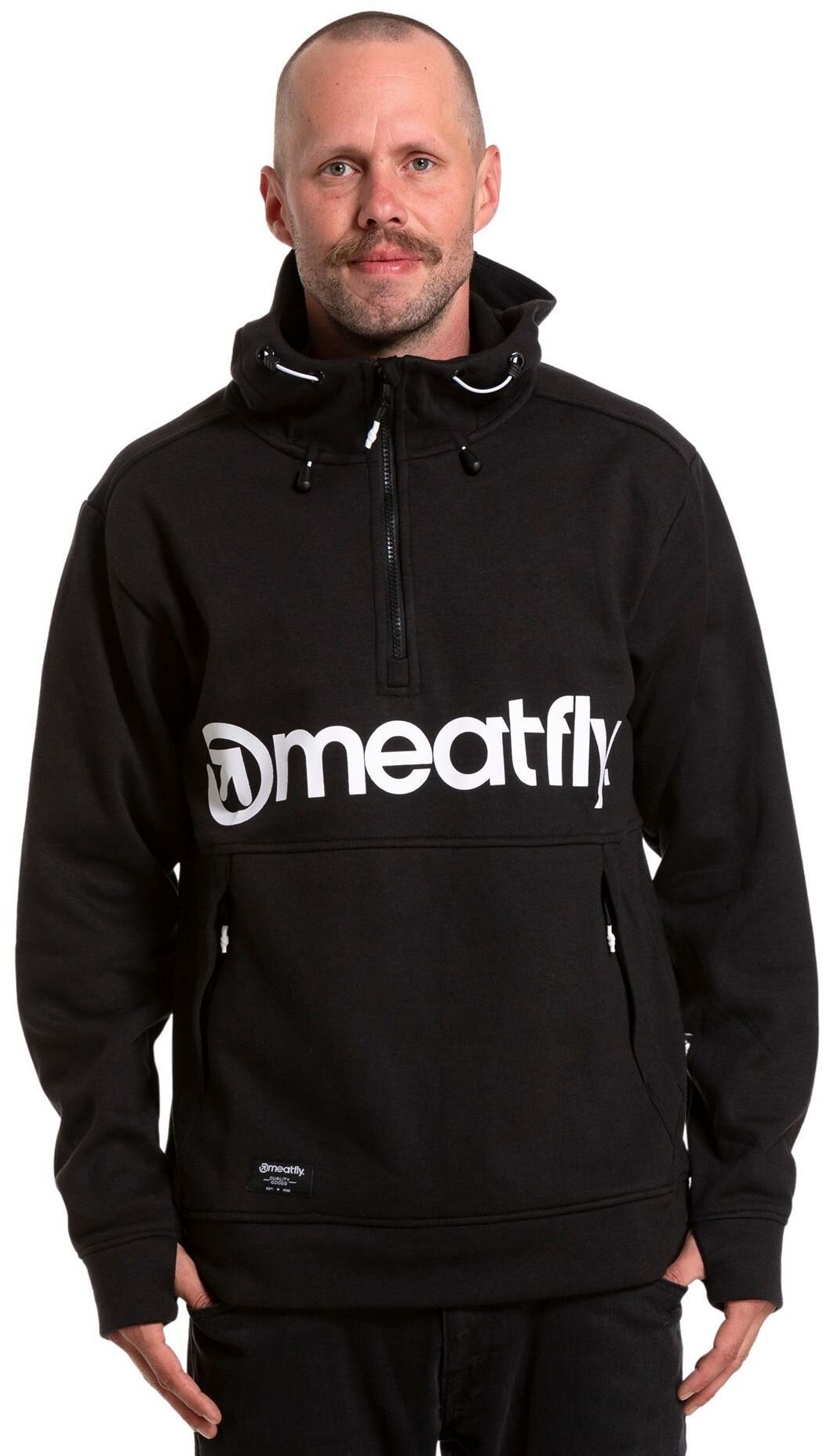 Mikina Meatfly Tason Black | Boardmania.cz