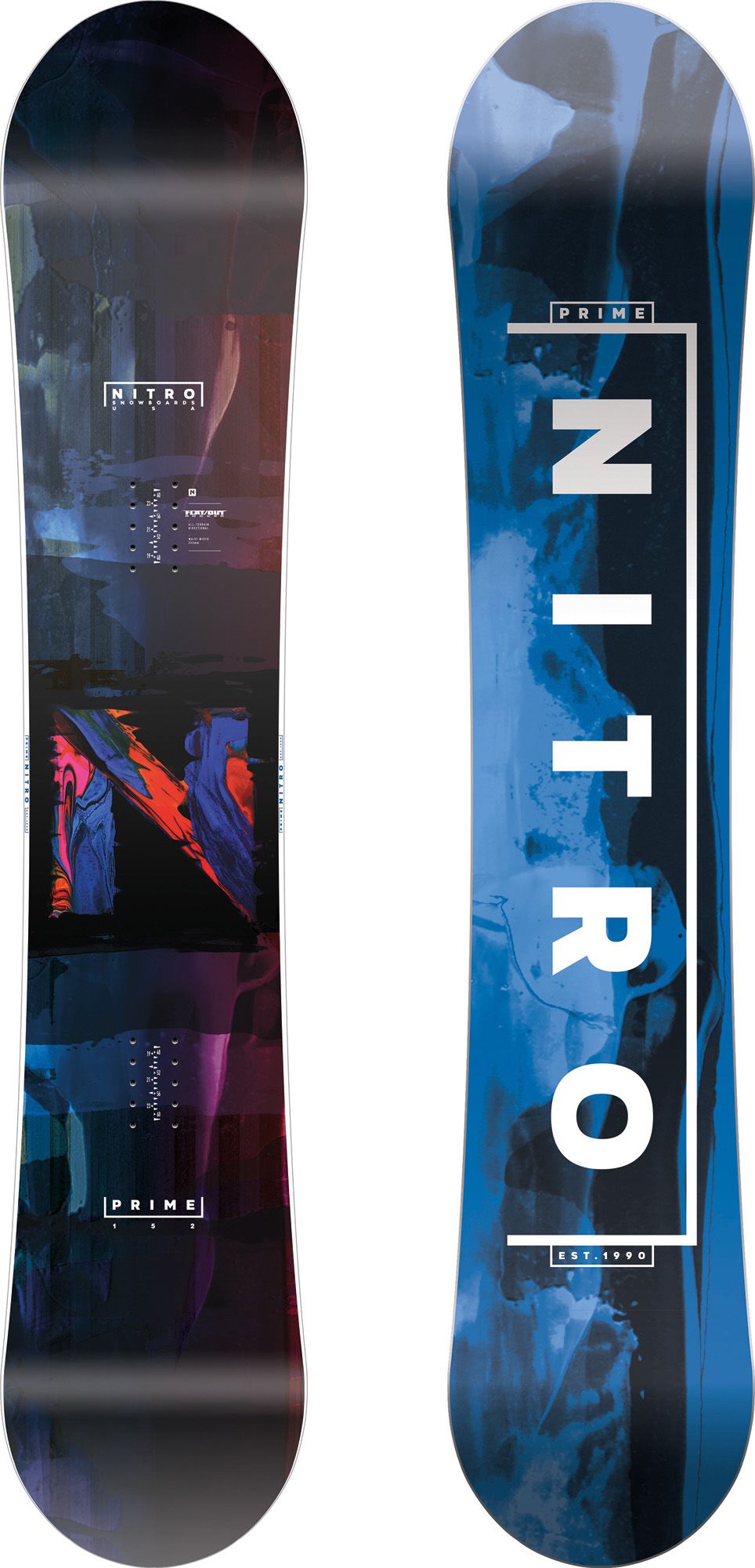 Snowboard Nitro Prime overlay 19/20 wide | Boardmania.cz