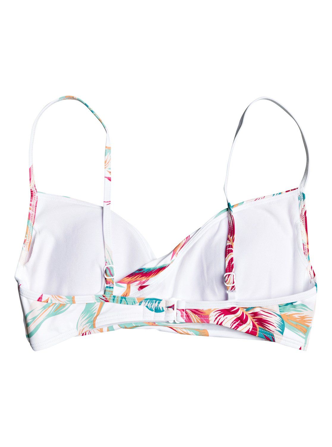 Plavky Roxy Lahaina Bay Wrap Bra bright white tropic call | Boardmania.cz