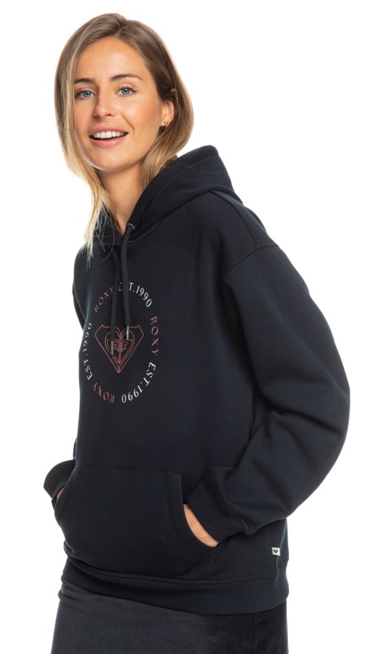 Mikina Roxy Surf stoked anthracite | Boardmania.cz