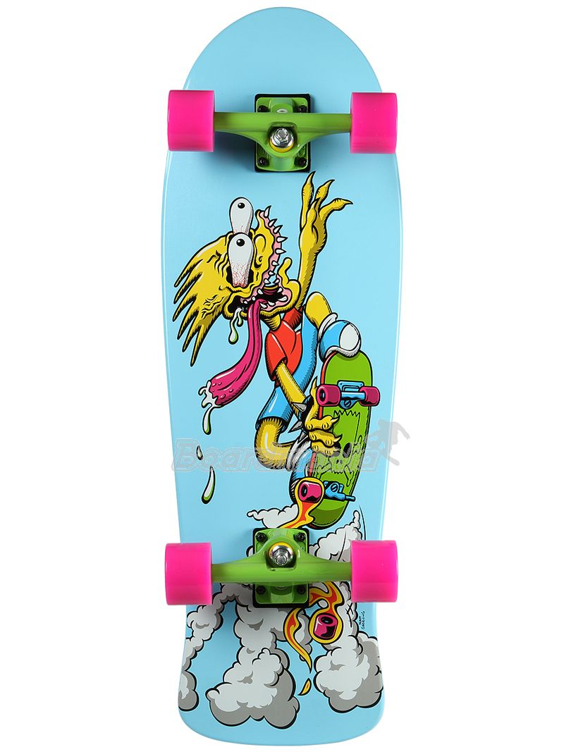 Cruiser Santa Cruz Simpsons Bart Slasher blue 30,1" | Boardmania.cz