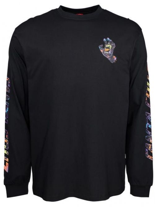 Tričko Santa Cruz Hand Splatter L/S black | Boardmania.cz