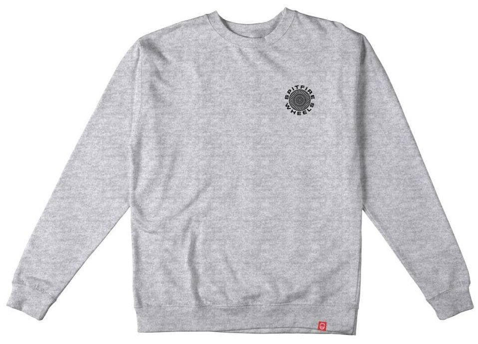 Mikina Spitfire Classic 87 Swirl gray heather | Boardmania.cz