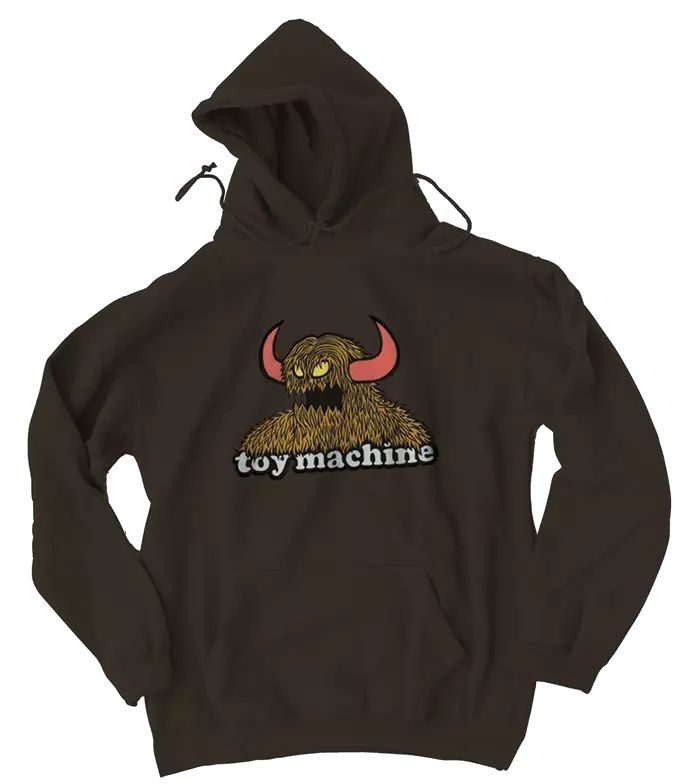 Mikina Toy Machine Furry Monster black | Boardmania.cz
