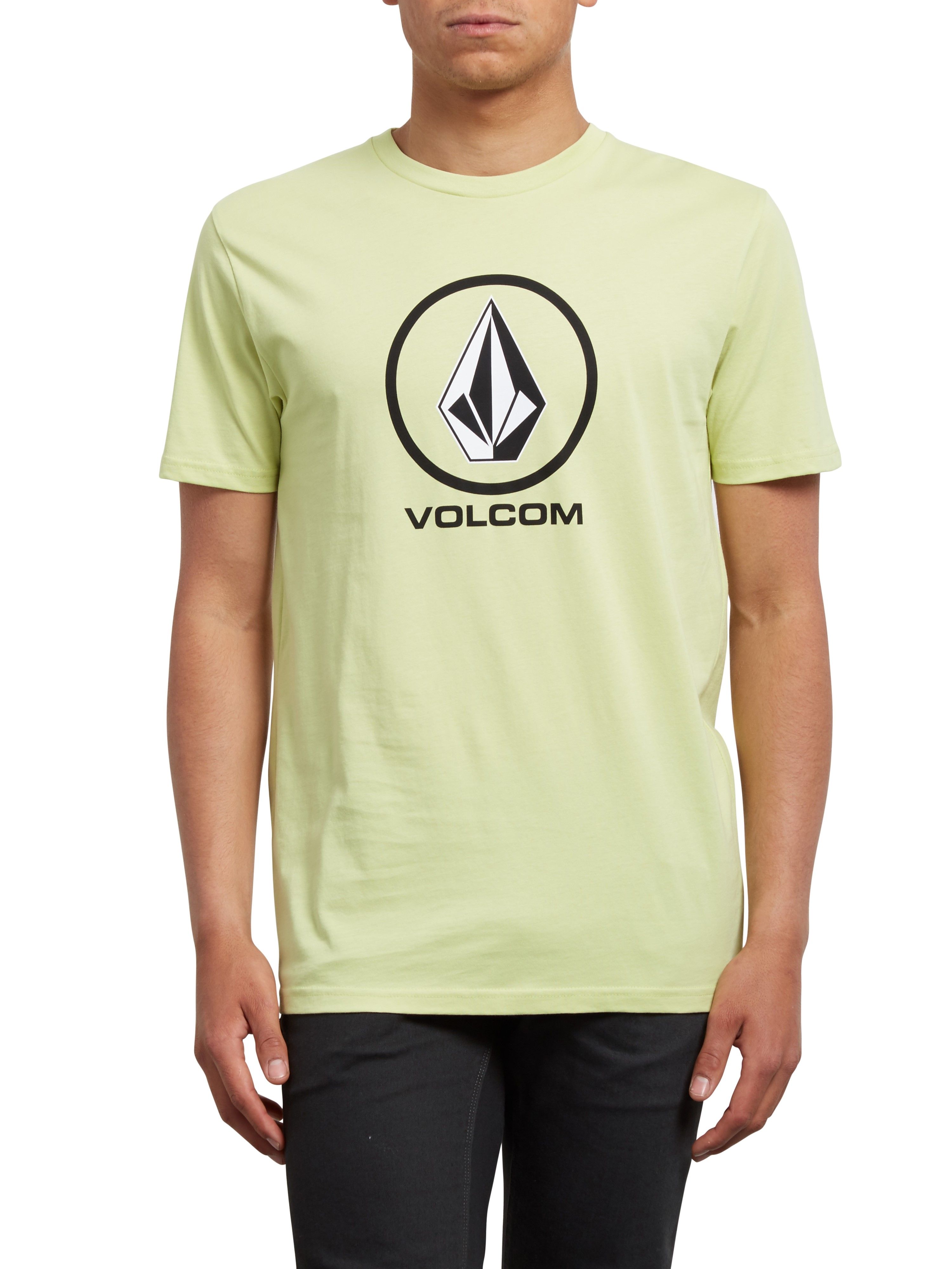 Tričko Volcom Crisp Stone shadow lime | Boardmania.cz