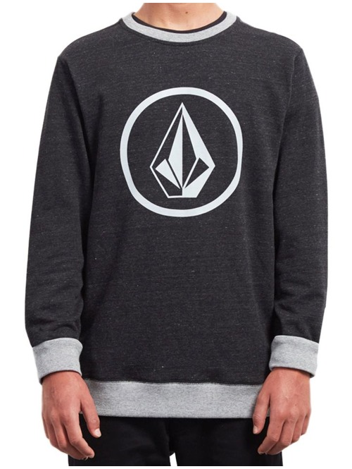 Mikina Volcom Stone Crew sulfur black | Boardmania.cz