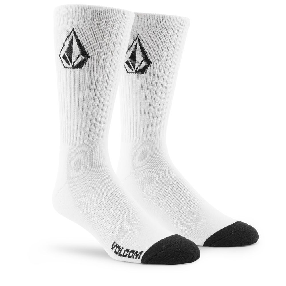 Ponožky Volcom Full Stone Sock 3Pk white | Boardmania.cz